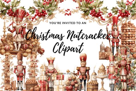 Christmas Nutcracker Clipart Bundle Graphic By Cupid Art · Creative Fabrica
