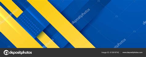 Biru Dan Kuning Oranye Latar Belakang Dengan Garis Garis Desain Stock