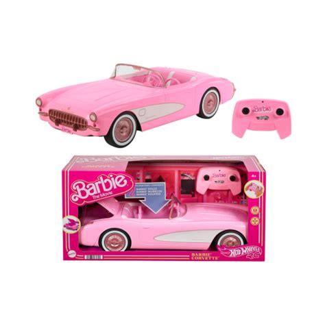 Hot Wheels RC Barbie Corvette Battery Operated Remote Control Toy Car