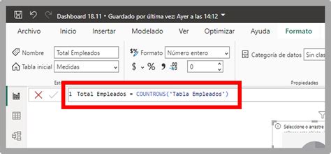 Curso De Power Bi Desde Cero Fórmula Dax Countrows