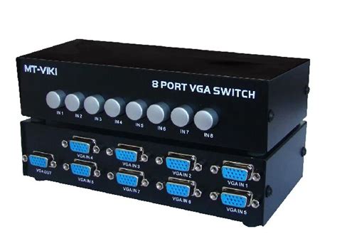 Ports Input Port Output Manual Desktop VGA Video Monitor Splitter Switch Box Widescreen HD