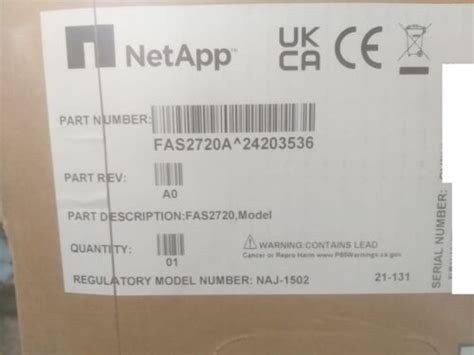 Netapp Fas2720a Dual Controller 111 03068 Shelf With 2 Controllers And 2