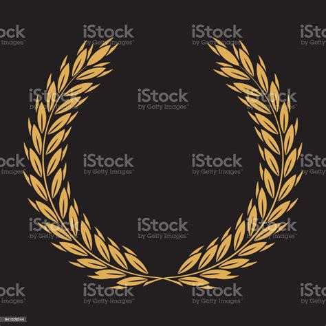 아이콘 월계관 Spotrs 디자인 0명에 대한 스톡 벡터 아트 및 기타 이미지 0명 1위 검은색 Istock