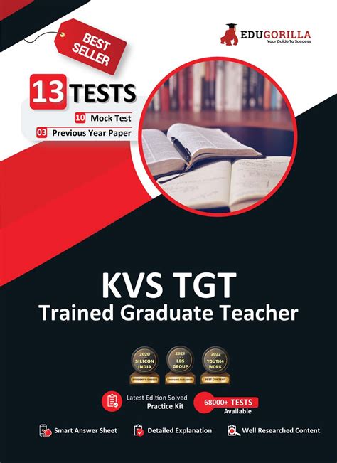 Buy Kvs Tgt Trained Graduate Teacher Preparation Book 2023 At 10 Discount With 10 Mock Tests