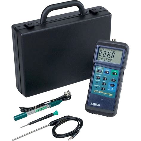 Extech Instruments Hd Ph Temperature Meter Kit 407228 The Home Depot