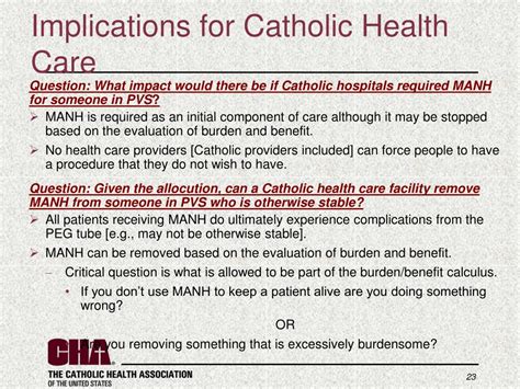 Ppt Theological Dialogue On Medically Administered Nutrition And