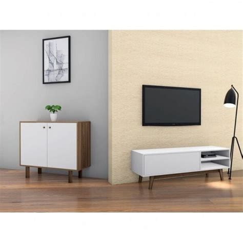 Conjunto Rack Para Tv Até 48 Polegadas 1 Porta E Buffet 2 Portas Gótic Shopee Brasil