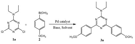 Scheme 1 Synthesis Of Triazine Core Fragment 3a Through