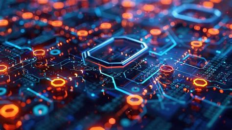 Abstract Circuitry Premium Ai Generated Image