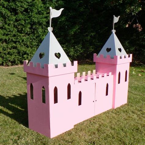 Diy Cardboard Castle Playhouse Woodworking Creative Projects