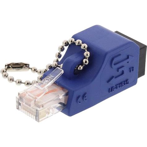 T1 E1 Loopback Tester Blue Compact Portable Rj45 Cable Testing Device