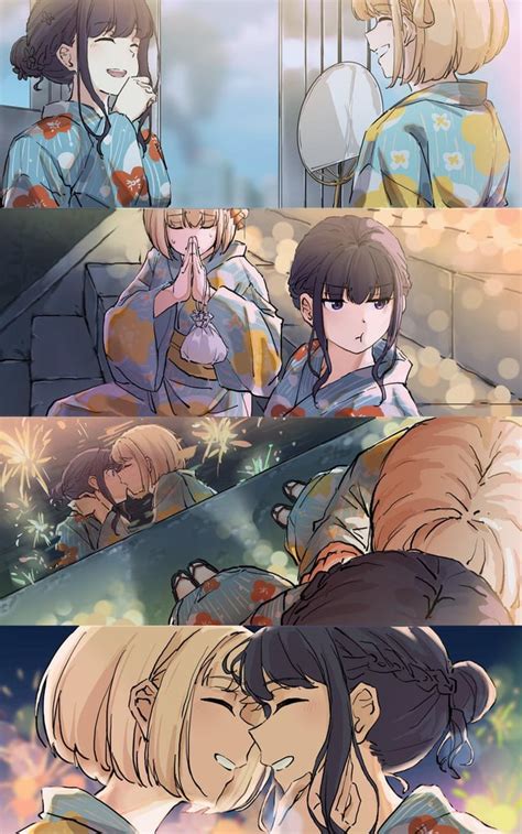 Kiss Under The Fireworks Rlycorisrecoilnsfw