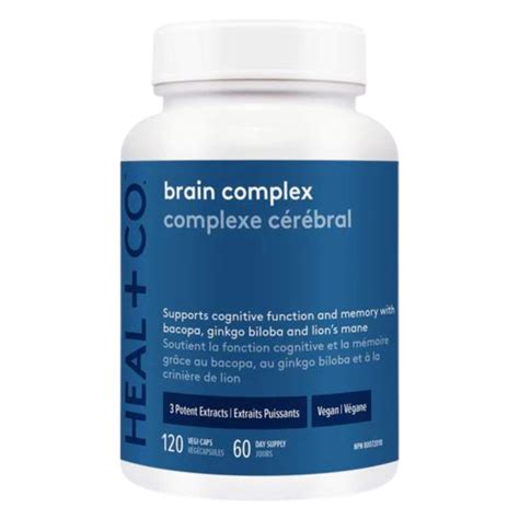Optimum Health Heal Co Brain Complex Memory Cognition 120