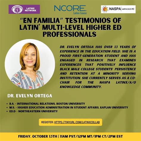 Dr Evelyn Ortega On Linkedin Latinxheritagemonth