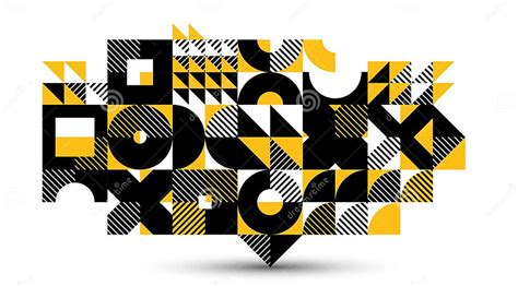 Abstract Geometric Vector Background Modular Tiling Stripy Art With