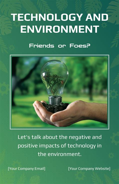 Free Environment Poster Templates Editable And Printable