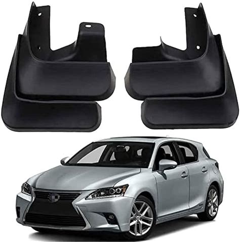 4pcs Car Mud Flaps Mudguards For Lexus Ct200 Ct200h 2011 2018 Made Of
