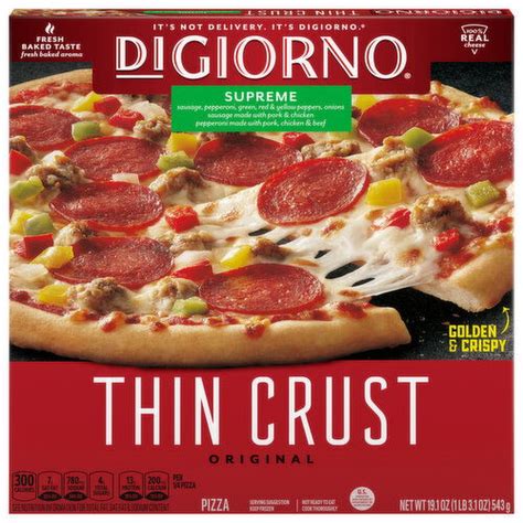 Digiorno Pizza Thin Crust Supreme Original Super 1 Foods