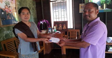 ကျိုက္ခမီမြို့အကြောင်း အလႈဴေငြ ၁၀၀၀၀၀ိ က်ပ္တိတိ ကို ဟိတကာရီဗုဒၶဘာသာလူငယ္မ်ားနာေရးကူညီမႈအသင္းသုိ႔