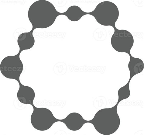 Metaball Connected Blobs Shapes In Pattern Morphed Fluid Symbol Circular Balls In Grid
