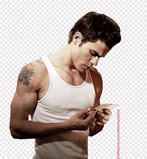 Damon Salvatore Shirtless