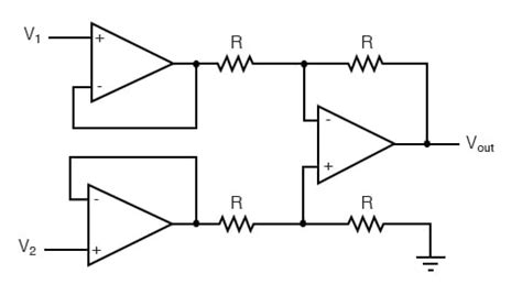 Building A Differential Amplifier Operational Amplifiers