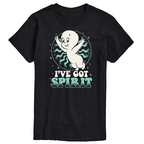 Big And Tall Casper Ive Got Spirit Graphic Tee