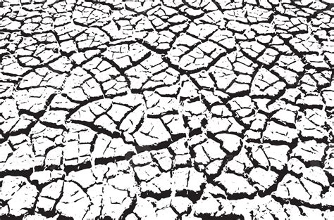 Rustic Cracked Texture With Many Cracks And Scratches Abstract
