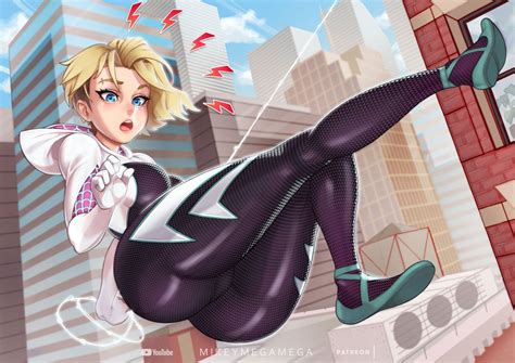Spider Gwen And Gwen Stacy Marvel And 4 More Drawn By Mikeymegamega