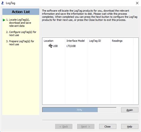 Screen4 Logtag Temperature Loggers