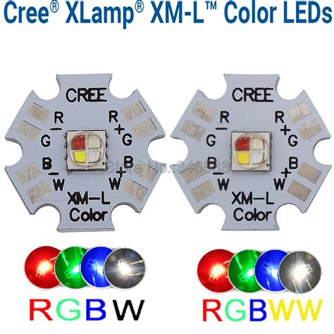 10w Cree Xlamp Xm L Xml Rgbw Rgb White Or Rgb Warm White Color High