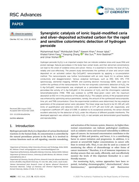 Pdf Synergistic Catalysis Of Ionic Liquid Modified Ceria And Silver