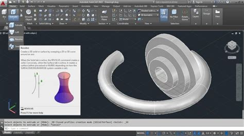 Autocad 3d Revolve Command Tutorial Crafting Elegance In The Third