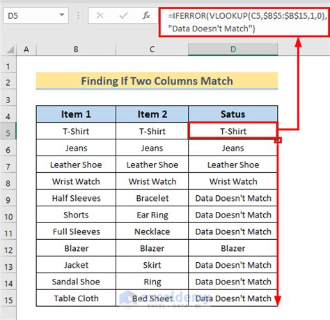 How To Sort Two Columns To Match In Excel 2 Simple Methods