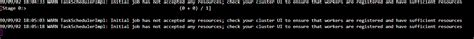 Cloud Sparkmesos Initial Job Has Not Accepted Any Resources Check