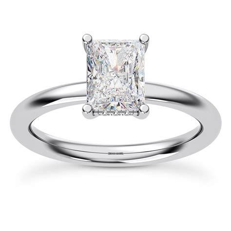 Alor Jewel Solitaire Engagement Diamond Ring For Women 14k White Gold