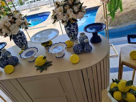 Aluguel Mini Table Limão Siciliano 12 Universo Decorado