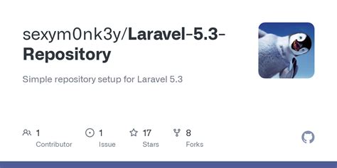 github sexym0nk3y laravel 5 3 repository simple repository setup for