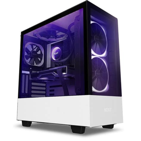 Nzxt H510 Elite Premium Compact Mid Tower Atx Case Matte White Ca