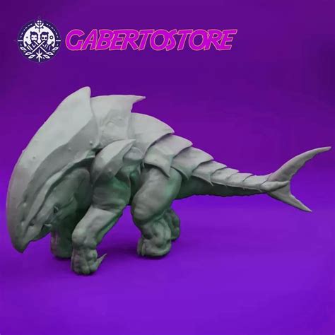 Bulette 32 54 Mm Miniature For Tabletop Rpgs Dnd Dandd Pathfinder Etsy