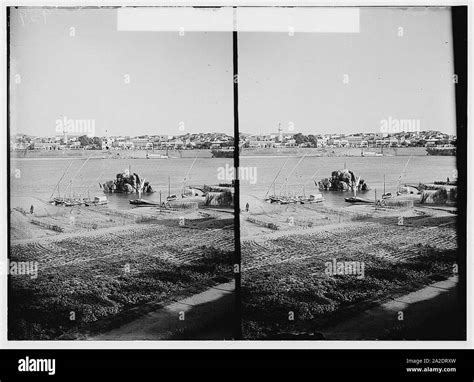 Egyptian Views Assuan And Philae General View Of Assuan From