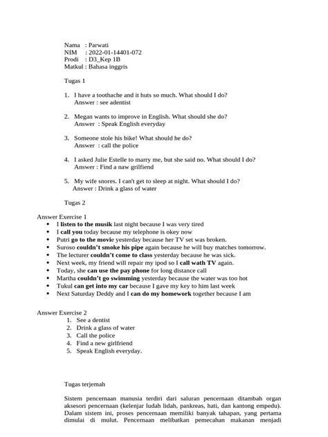 30 Parwati Tugas Bahasa Inggris Pdf