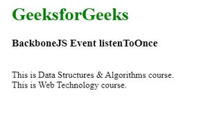 Backbone js listenToOnce 事件 码农参考