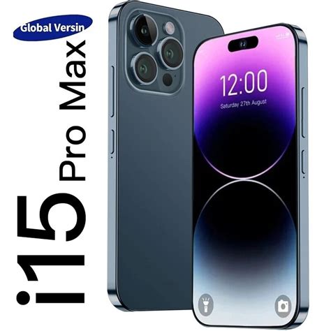 I15 Pro Max 5g Smartphone Android 68 Polegadas Otg Tela Cheia Face Id