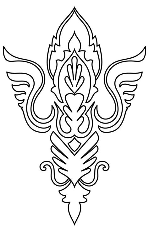 Page 2 Batik Outline Vector Art Icons And Graphics For Free Download