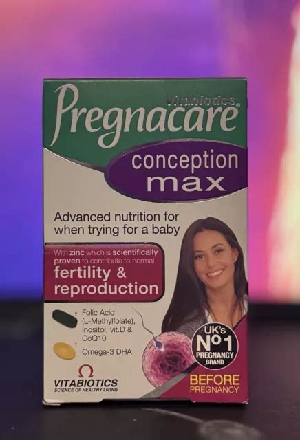 Vitabiotics Pregnacare Conception Max Advanced Nutrition Trying For A