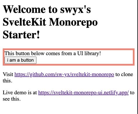 GitHub Swyxio Sveltekit Monorepo Sveltekit Turborepo Histoire In