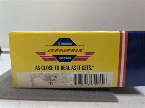Athearn Genesis G155 Csx Yn3 788 Sd 70 Mac Diesel Locomotive Dc