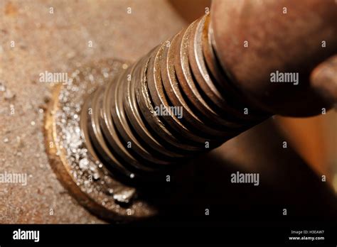 a Iron machine detail close-up , industrial background Stock Photo - Alamy