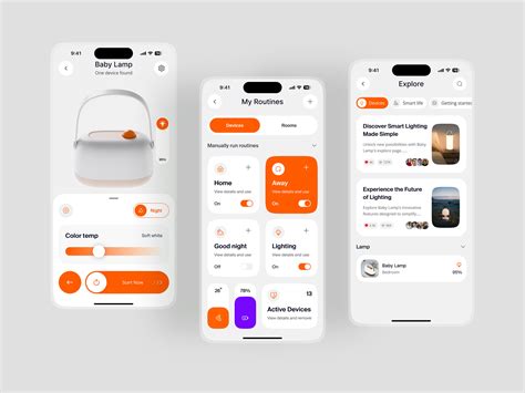 Smart Lamp Mobile App By Sheikh Nazmul On Dribbble